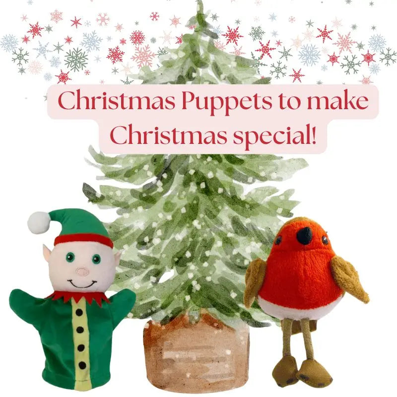 Christmas Puppets - Santa, Reindeer and Polar Bear Hand Puppets ...